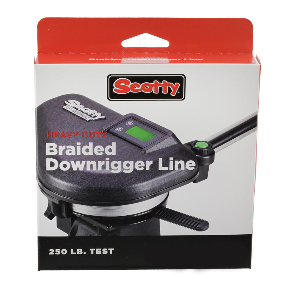 Scotty Premium Braided Fiber Downrigger Line 250 lb – Pacific Angler