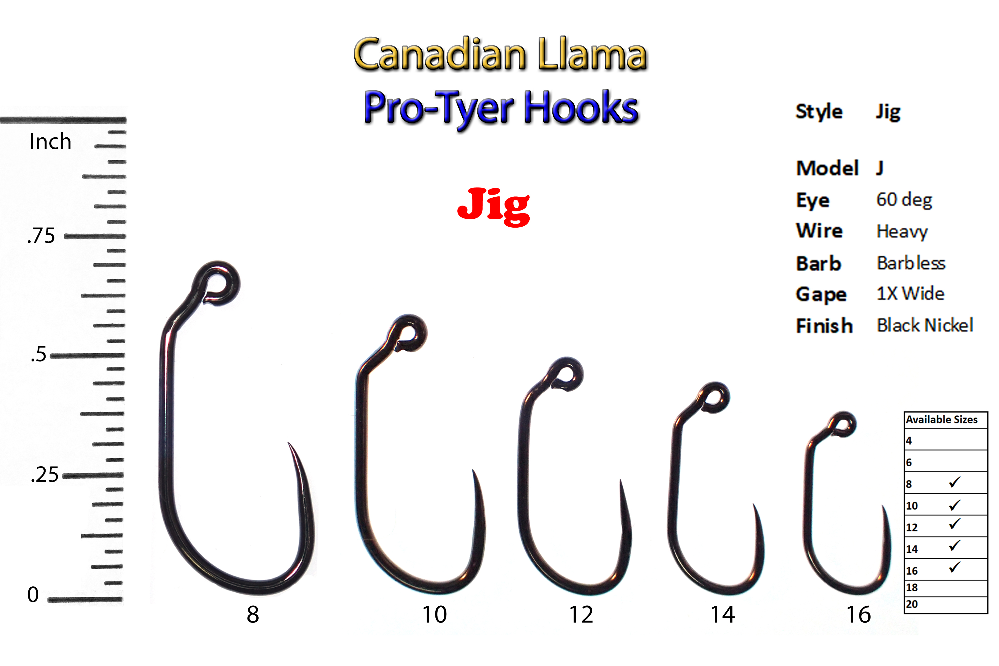 Pro-Tyer Jig Hooks - 25 pk – Pacific Angler