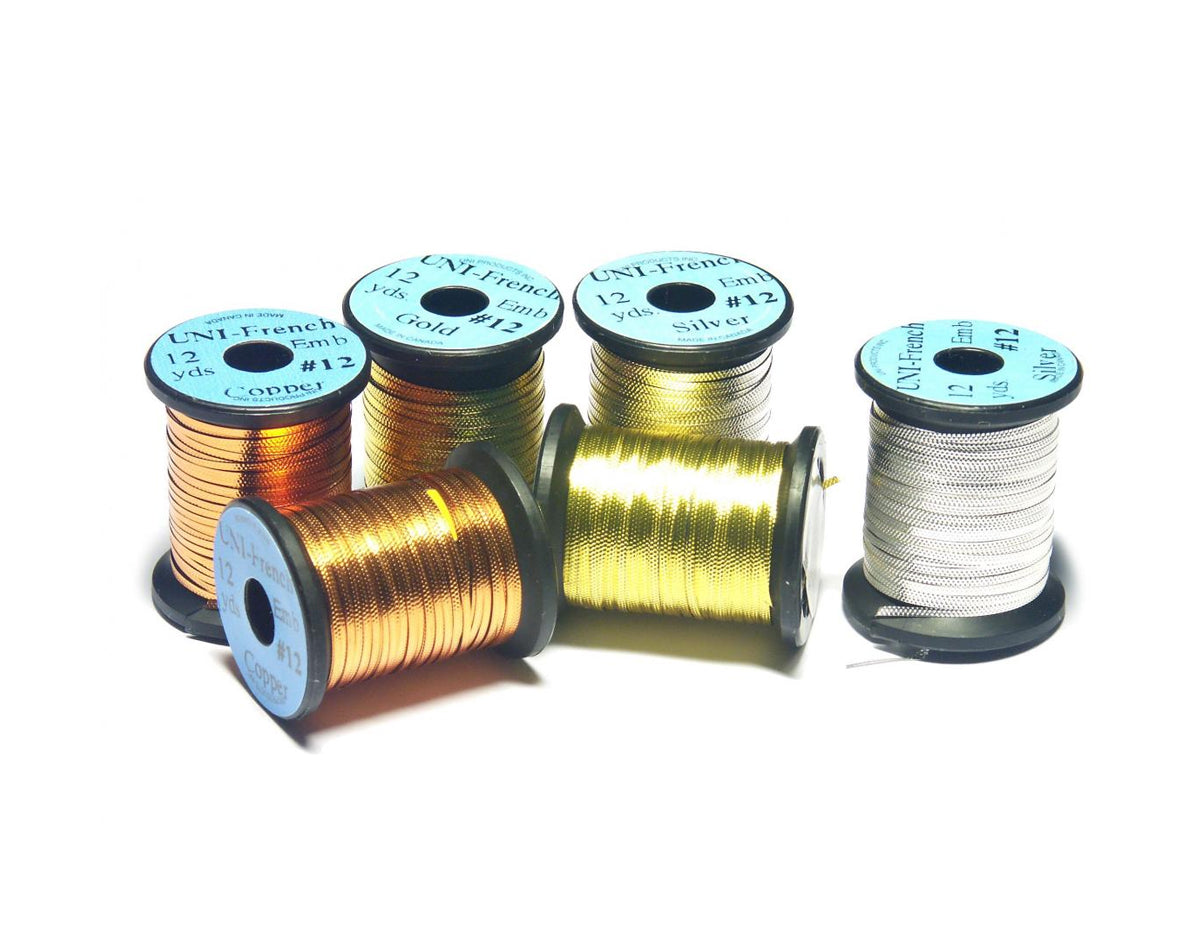 UNI - Flat Embossed French Tinsel – Pacific Angler